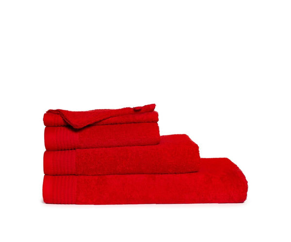 Buy red towels? Fine quality – Handdoek.nl